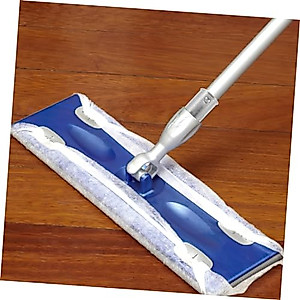 WOONEKY Adapter Silver Broom Handle Parts Broom Handle Threaded End Attachments Aluminum Alloy Extension Pole Threaded Adapter