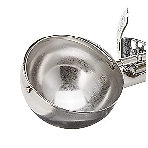 Vollrath Stainless Steel Disher - Size 6,White, 9.87"L x 5.13"W