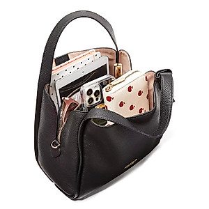 Kate Spade New York Knott Pebbled Leather Medium Crossbody Tote, Watercolor Blue