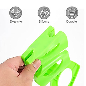 CALLARON Fridge Organizer Silicone Bottle and Can Stacker Soda Can Beverage Can Storage Holder Wine Bottles Rack Space Saver Refrigerator Organizer for Pantry Countertop Cabinet Drink Dispenser