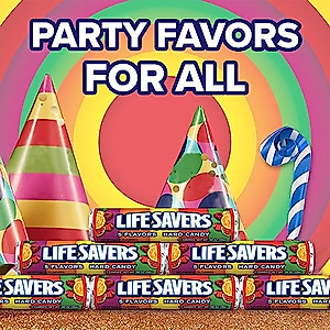 LIFE SAVERS 5 Flavors Hard Candy Rolls, 1.14 Ounce (Pack of 20)