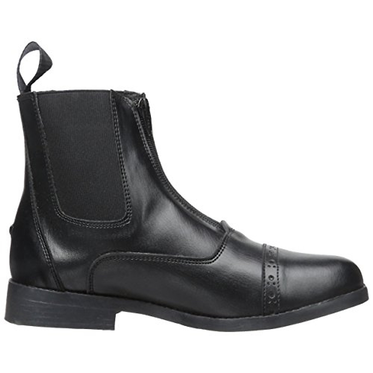 Equistar - Ladies' Zip Paddock Boot (All Weather) (Ladies 8/Black) 8 Black
