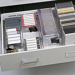 Safco Products Audio/Video Media Cabinet (Optional Base Sold Separately), Light Gray