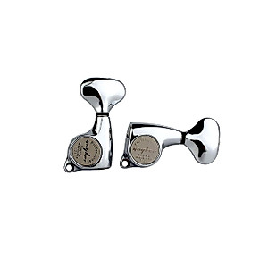 Guyker 6Pcs Guitar Machine Heads (3L + 3R) – 1:21 Sealed Tuning Key Pegs Tuners Set Replacement for ST Tele SG Style Electric or Acoustic Guitars – Chrome