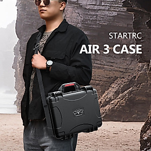 STARTRC Air 3 Hard Case Waterproof Carrying Case for DJI Air 3 Fly More Combo with DJI RC 2/RC-N2 Controller, Drone Accessories