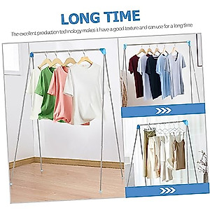 Didiseaon Drying Rack Collapsible Clothes Rack Foldable Laundry Rack Clothing Storage Rack Travel Clothes Space- Saving Laundry Garment Bags for Travel Stainless Steel Rack Coat Rack Hanger