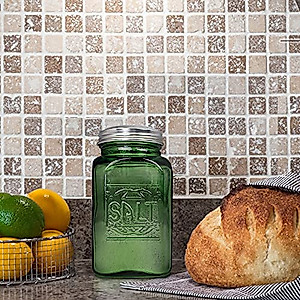 Ritadeshop Depression Style Glass Salt and Pepper Shakers (Green)