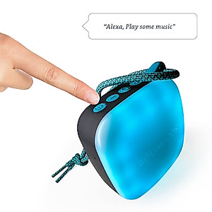 BoomPods Rhythm -Alexa Waterproof Bluetooth Speaker - Alexa, Waterproof 1m, Light Function, Volume, Skip Tracks, Voice Assistant