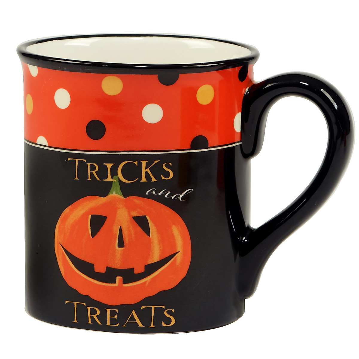 Certified International Spooky Halloween 18 oz. Mug, Set of 4, Multicolor