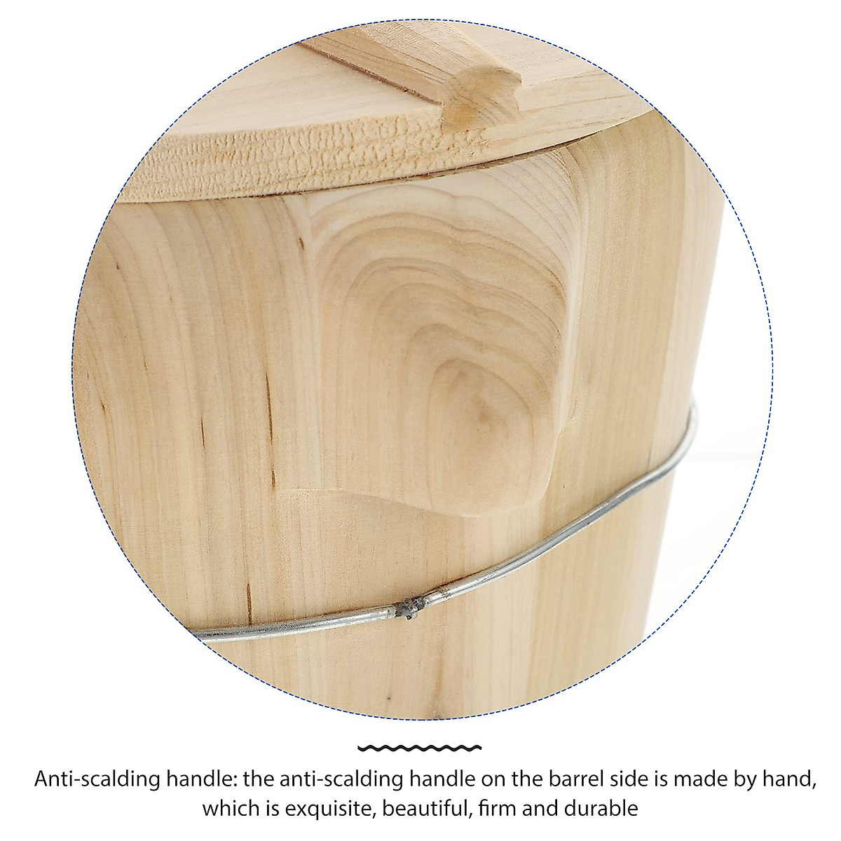 DOITOOL Veggie Steamer 1pc Steam Bucket Wood Household Dumpling Pot Rice Steamer Baskets