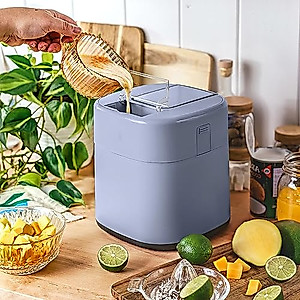 1.5-Quart Ice Cream Maker with Touch Screen Display, Three Preset Functions, and Digital Countdown Timer Easily Makes Homemade Ice Creams, Sorbets, and Soft Serve Ice Creams for Families, Parties, and