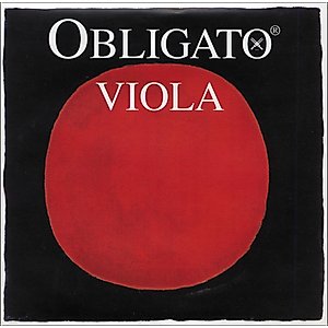 Obligato Viola String Set - Thick/Stark