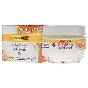 Burt's Bees Truly Glowing Night Cream Unisex 1.8 oz, White (I0115908)