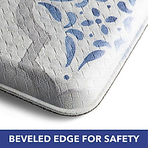 SoHome Cozy Living Anti-Fatigue Kitchen Mat For Floor, Farmhouse Cushioned Kitchen Runner Rug, Non Slip, Easy Wipe Clean, 1/2 Inch Thick Kitchen Mats, 18" x 30", Lemon Wreath Gather