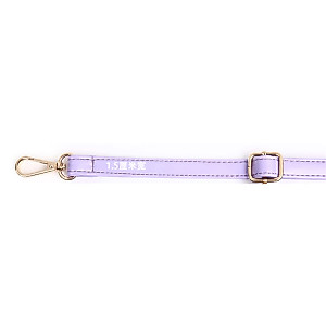 1.5 cm Purse Straps Replacement Crossbody Sheepskin Pattern Leather Adjustable Shoulder Bag Strap for Cross body Handbag 59" (Light Purple)