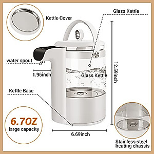 Babyexo Bottle Warmer Formula Water Dispenser-Make Warm Formula Bottle Instantly,Dispenses Warm Water 24/7,Electric Formula Water Dispenser Kettle with Temperature Control-White Home Water Boiler