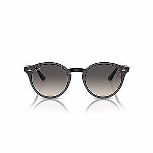 Ray-Ban RB2180 Round Sunglasses, Black/Grey Gradient, 49 mm