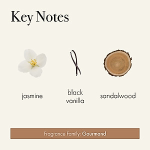 LAFCO New York Classic Candle, Amber Black Vanilla - 6.5 oz - 50-Hour Burn Time - Reusable, Hand Blown Glass Vessel - Made in The USA