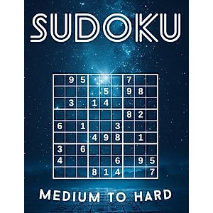 720 Sudoku Puzzles Medium to Hard: Sudoku Puzzle Book for Adults with Solutions