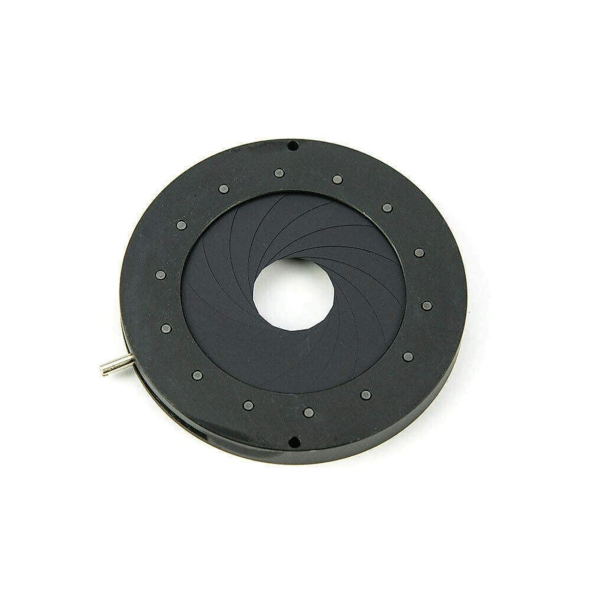 Microscope Accessories Kit for Adult 1.5-36MM Zoom Optical Iris Diaphragm Aperture Condenser with 14 Blades for Digital Camera Microscope Adapter Accessory