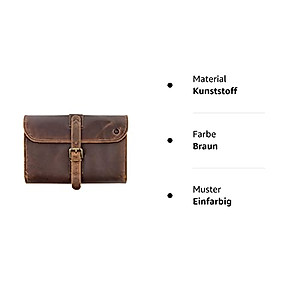moonster Hanging Toiletry Bag for Men & Women, Leather Toiletry Bag for Men, Mens Toiletry Bags for Traveling, Hanging Travel Toiletry Bag, Mens Travel Bag Toiletry, Dopp Kit Shower Bags for Men