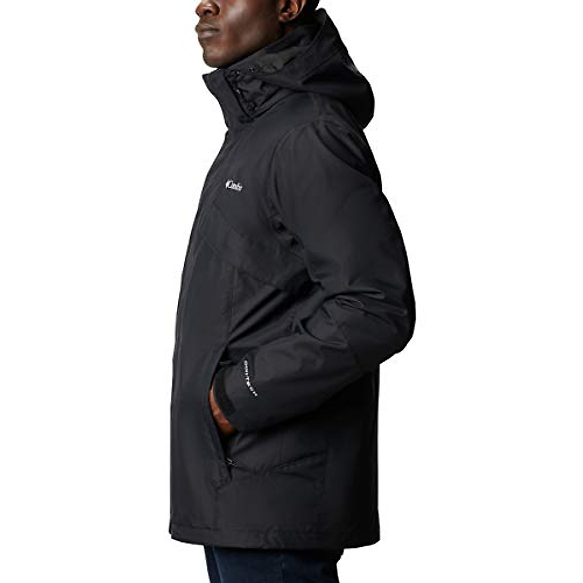 Columbia Men's Bugaboo II Fleece Interchange Jacket, Black/Red, 3X Big