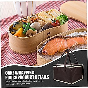 OKUMEYR Aluminum Insulation Hot Cold Food Produce Insulated Food Carrier Insulated Pizza Storage Insulated Shopping Tote Coffee Non-woven Fabric