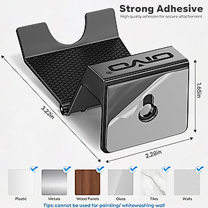 OIVO Controller & Headset Wall Mount Holder Stand, Foldable Headphone Stand, Gaming Controller Holder Hanger Hook, Universal Storage Organizer Controller/Earphone/Game Accessories-8 Packs