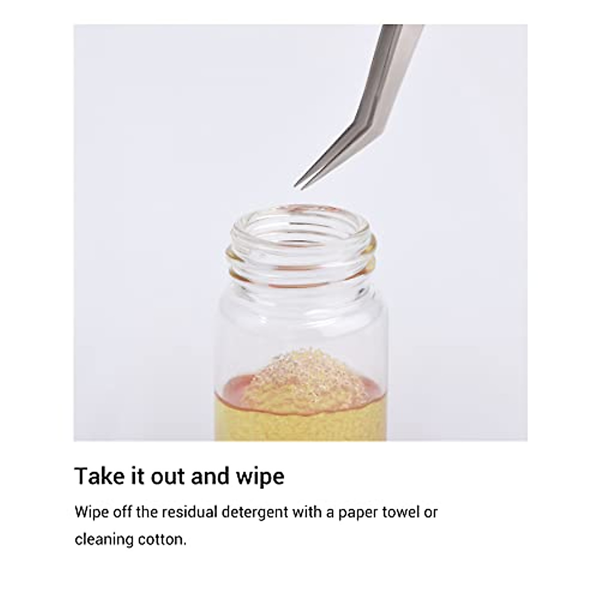 2 Pcs Eyelash Extension Tweezers Cleaning Tool with Liquid Remover and Sponge Ball Eyelash Curler Cleaner Tweezers Cleaning Tool Kit For Lash Extension Tools