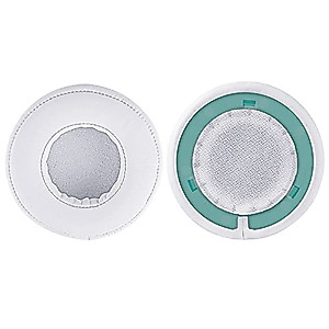 Geekria QuickFit Replacement Ear Pads for Monster Beats Pro Detox Headphones Ear Cushions, Headset Earpads, Ear Cups Repair Parts (White)