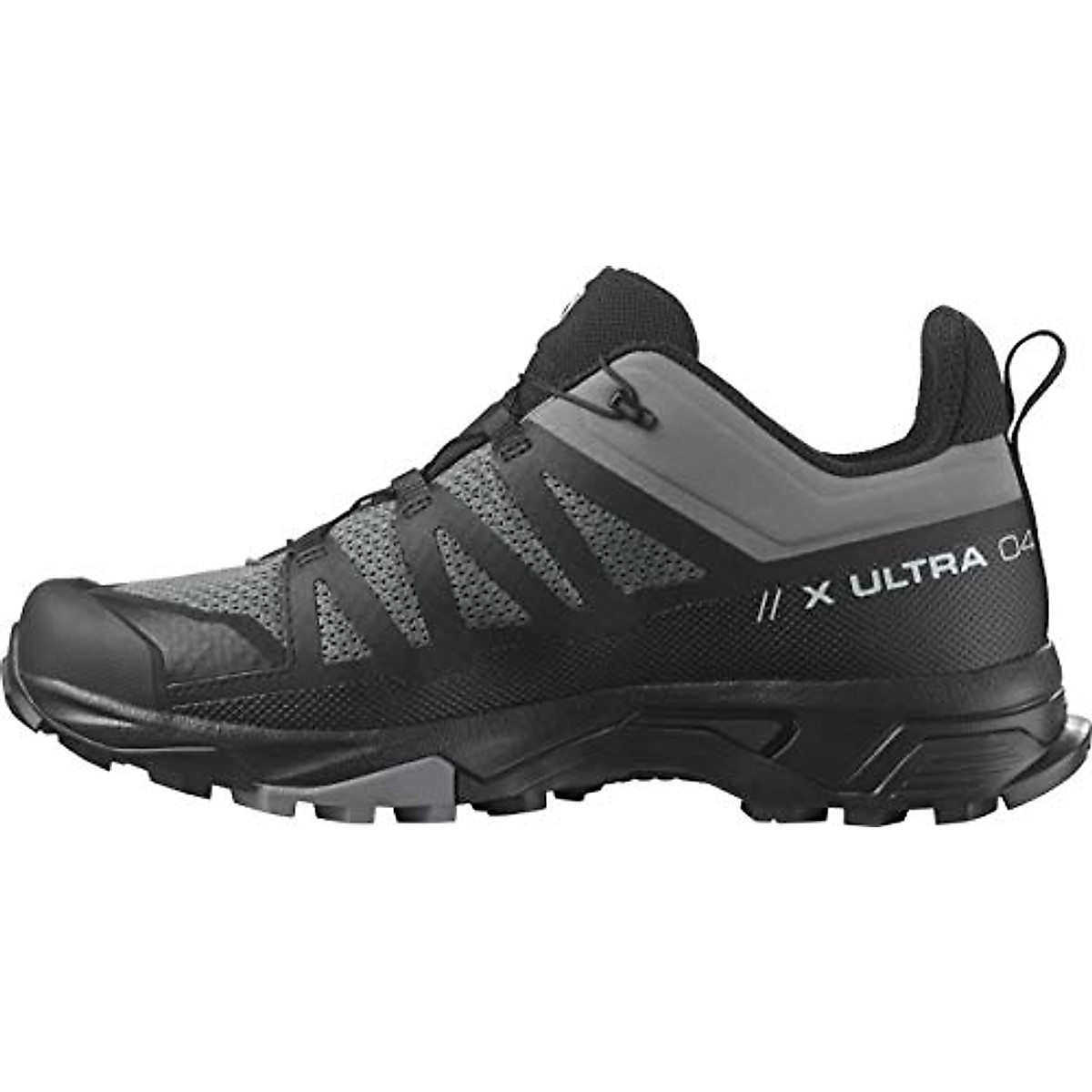 Salomon X Ultra 4 Hiking Shoes for Men, Quiet Shade/Black/Quiet Shade, 11