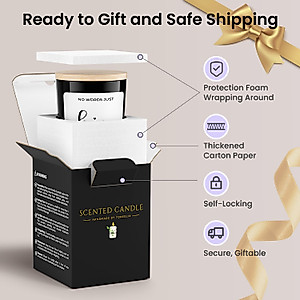 TONESLIX Sympathy Gifts for Loss of Loved One, Mom, Bereavement Gift Ideas, Thinking of You Gifts for Women, Condolences/Comfort/Get Well Soon Gift, Miscarriage, No Words Just Hugs Sympathy Candle