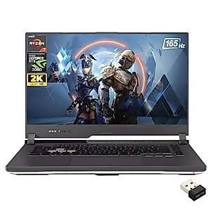 ASUS ROG Strix G15 Gaming Laptop - 15.6" WQHD 165Hz Display, AMD Ryzen 7 6800H up to 4.7GHz, NVIDIA GeForce RTX 3060, 32GB DDR5 RAM, 1TB SSD, Wi-Fi 6E, Backlit Keyboard, Windows 11 Home