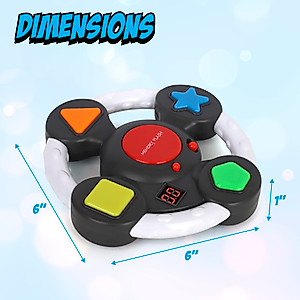 Point Games Handheld Memory Game, Kids Electronic Games, Sequence Fun for Kids with Lights & Sounds, Brain Challenge for Boys & Girls Ages 8+