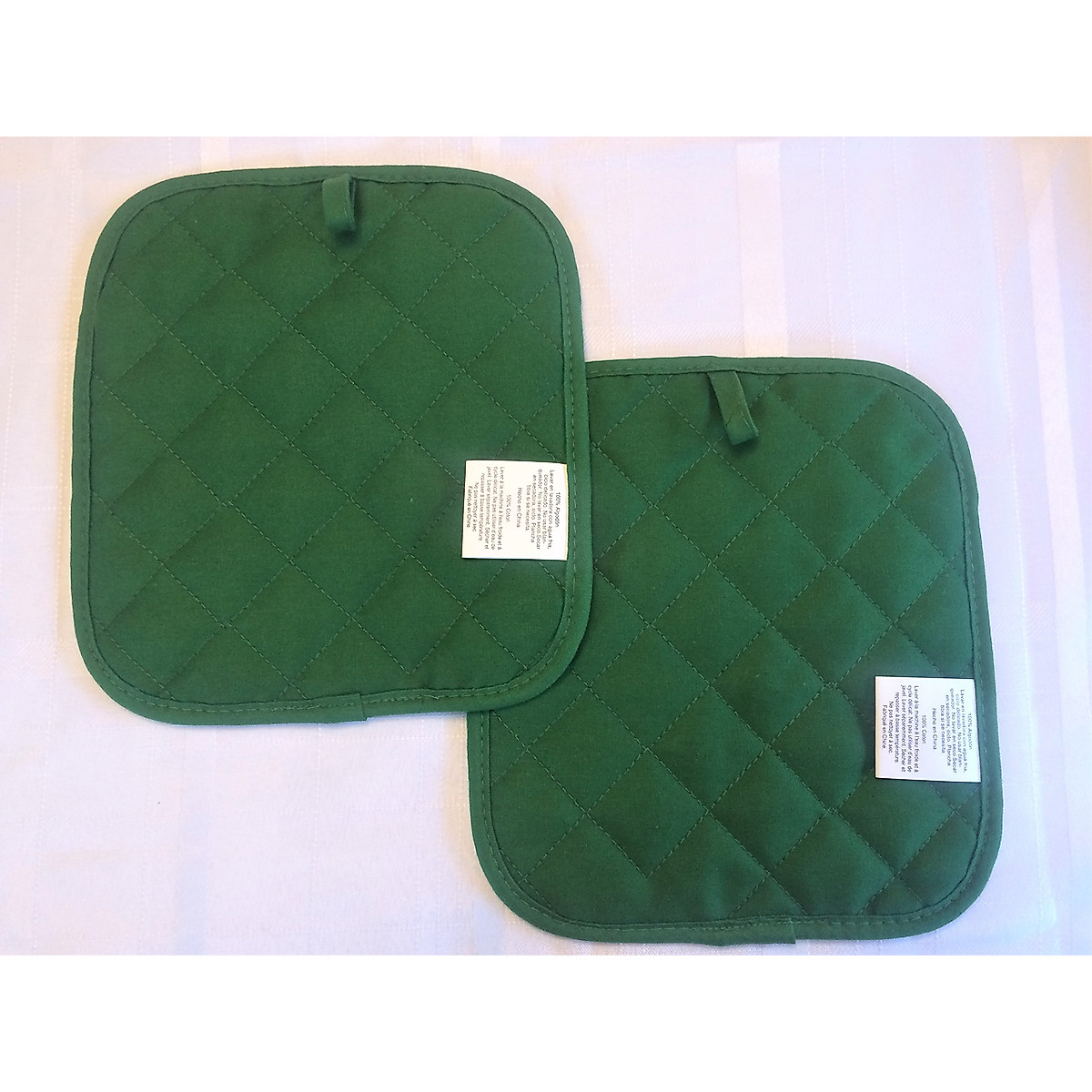 2 Pc Spode Christmas Tree Pot Holders Oven Mitt Square Bundle