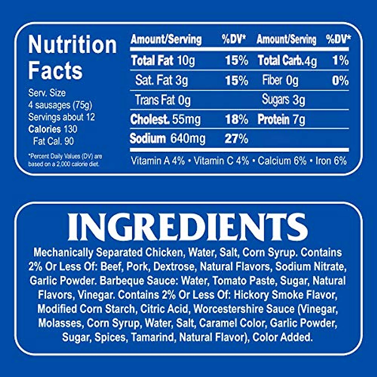 Armour Star Vienna Sausage, Barbecue Flavored, Canned Sausage, 4.6 oz (Pack of 6)