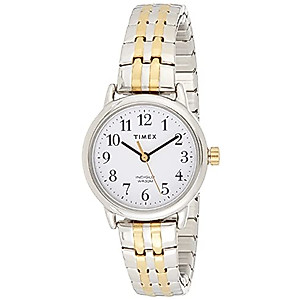 Timex Women's T2P298 Easy Reader 25mm Dress Two-Tone Stainless Steel Expansion Band Watch