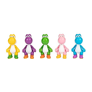 JAKKS Pacific LTD Pack 5 Figurines Yoshi 6CM