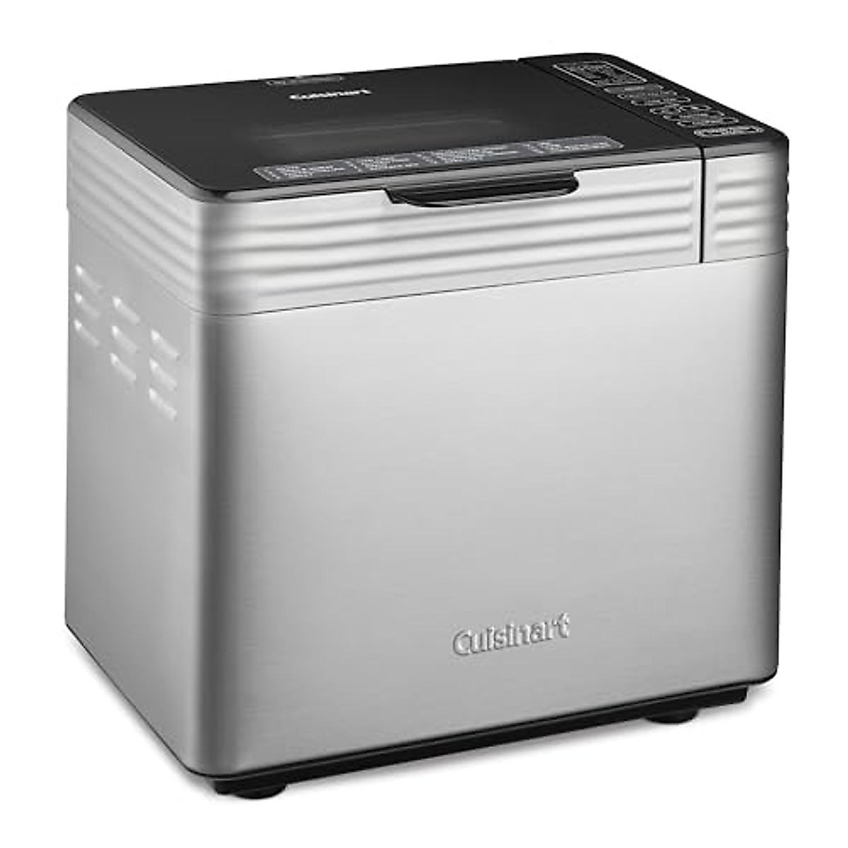 Cuisinart CBK-210,16 Menu Programs 2 Pound Capacity Bread Maker Bundle with Baking Classics Book, Bamboo Cutting Board, and Bread Knife (4 Items)