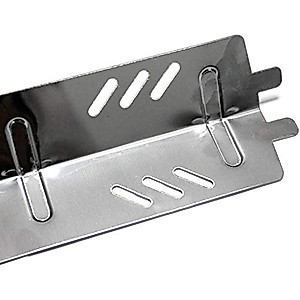 BBQ-Element Grill Replacement Parts for Backyard Grill BY13-101-001-11, BY14-101-001-01, BY16-101-002-05, GBC1429W, Stainless Steel Heat Plate Tent Shields Burner Cover for Uniflame GBC1329W.