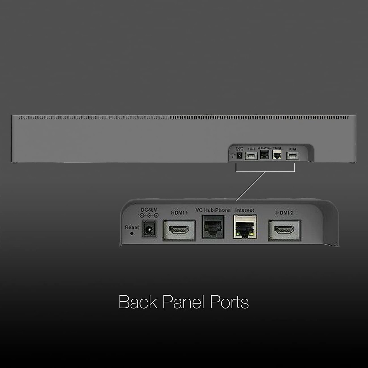 Yealink A20-020-ZOOM Certified MeetingBar Conference System with CTP18 Touch Console, Connects to Deskphone, PC/Mac, Softphones - Works with Teams, Zoom, Skype, Microfiber Included - by GTW