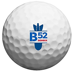 Zero Friction B52 Distance Golf Ball, 15Pk, White