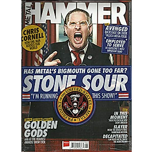 METAL HAMMER MAGAZINE, STONE SOUR AUGUST 2017, ISSUE # 298 2 FREE GIFTS
