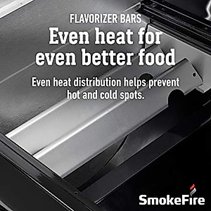 Weber SmokeFire EX6 (2nd Gen) Wood Fired Pellet Grill, Black