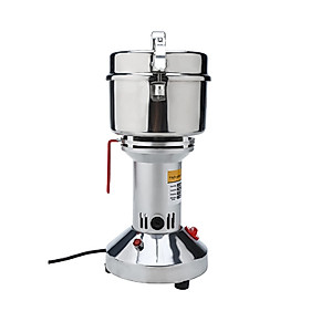 skyehomo 500g Electric Grain Mill Grinder,High-speed Spice Herb Mill, 70-300 Mesh Safety Commercial Powder Machine For Kitchen Spice Herb Pepper Coffee Corn (2500W)