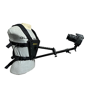 Glide Gear SNC100 Video Camera Snorricam 3rd Person DSLR Vest Hands-Free Front and Rear Body Camera Mount Harness - 1.5kg Payload - Ideal for POV and Third-Person Shooting Angles