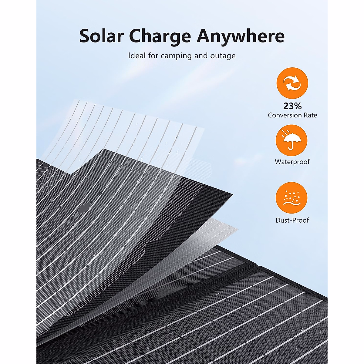 MARBERO 100W Solar Panel Solar Generator with Portable Power Station Included 110V Laptop Charger for Outdoor Home Camping Emergency RV