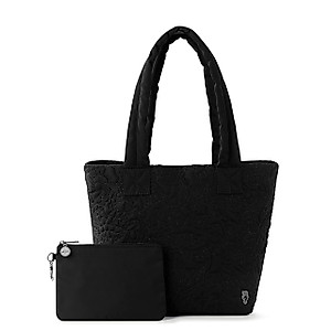 Sakroots Womens Eco-twill Culver Tote in REPREVE Eco Twill, Quilted Black Spirit Desert, One Size US