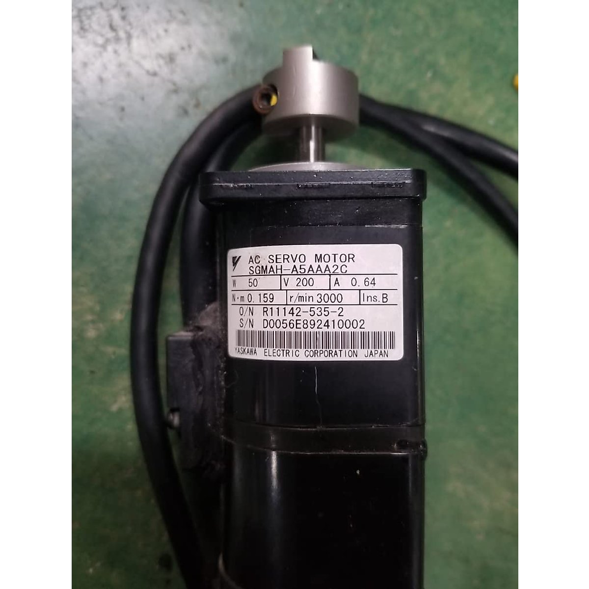 Davitu Electricity Generation - SGMAH-A5AAA2C SERVO MOTOR, used in good condition 80% appearance, good working,