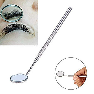 DEWIN Dental Mirror, Stainless Steel Inspection Mirror for Checking Eyelash Extension
